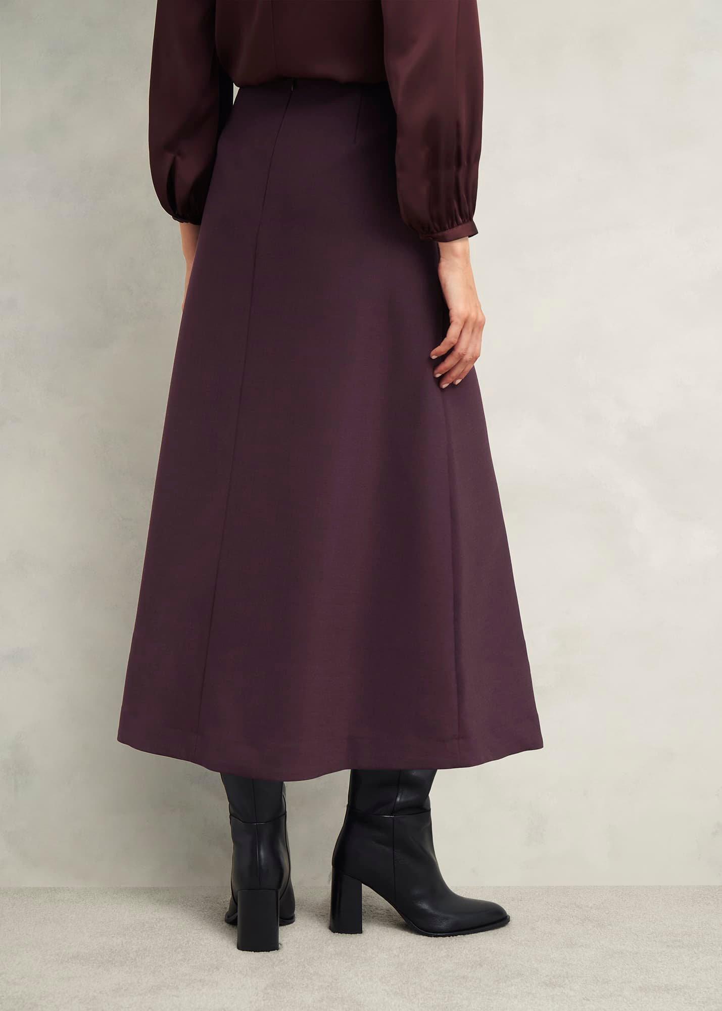Chersham Skirt With Wool | Hobbs UK