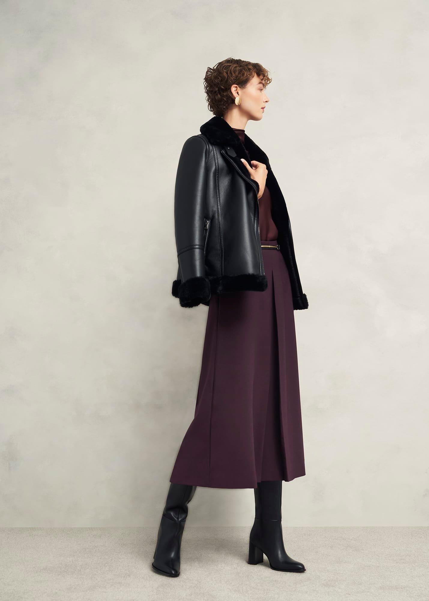 Chersham Skirt With Wool | Hobbs UK